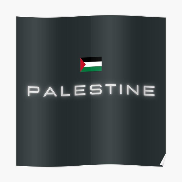 "Palestine flag" Poster for Sale by eka123 | Redbubble