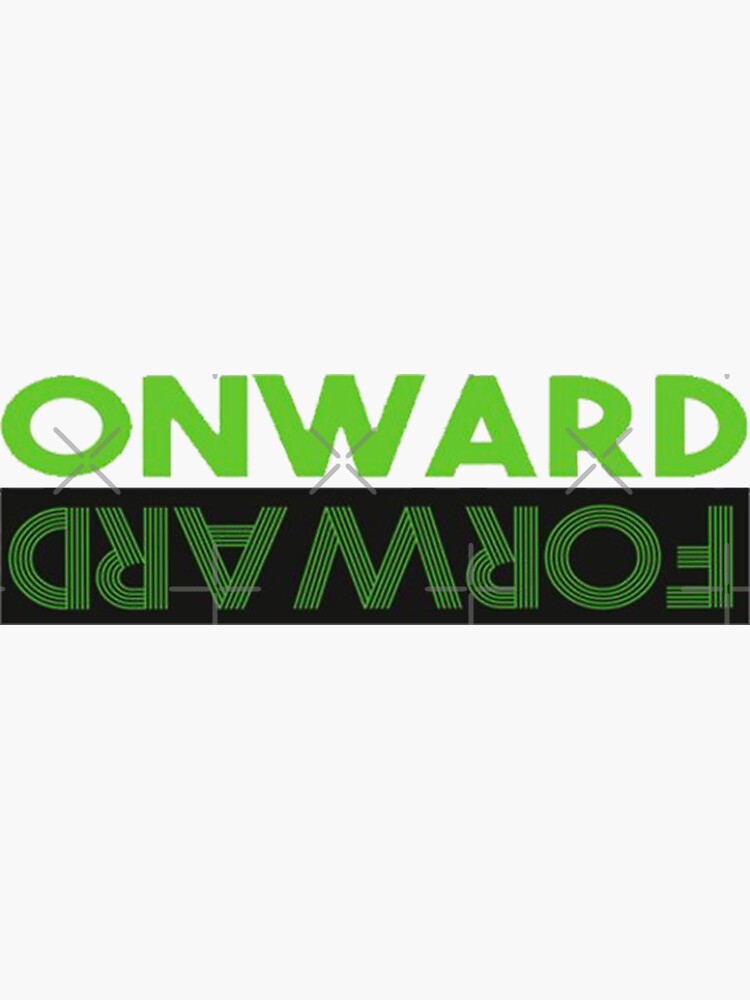 "Onward, Forward" Sticker for Sale by BouchardSonu | Redbubble