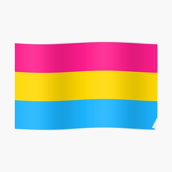"Pansexual flag" Poster for Sale by sakramento | Redbubble