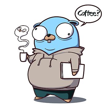 "Golang Gopher Developer and His Soul" Art Print for Sale by clgtart ...
