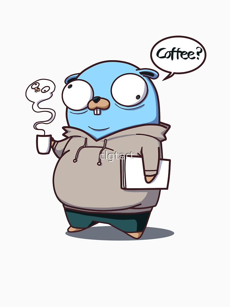 "Golang Gopher Developer and His Soul" T-shirt for Sale by clgtart ...