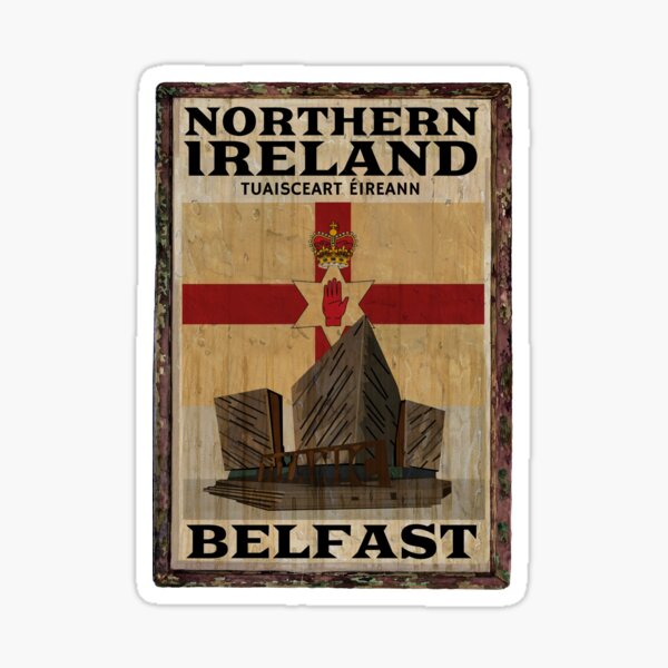 "make a journey to Northern Ireland" Sticker for Sale by KewaleeTee ...