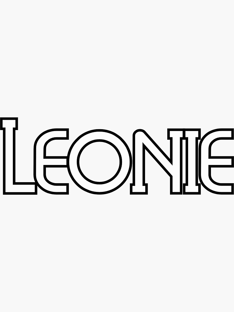 Pegatina «Leonie - nombre femenino, personalizado» de ScandiStuff ...