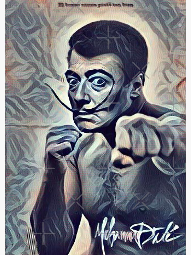 "Muhammad Dali - Salvador Dali and Muhammad Ali Face Swap" Spiral ...