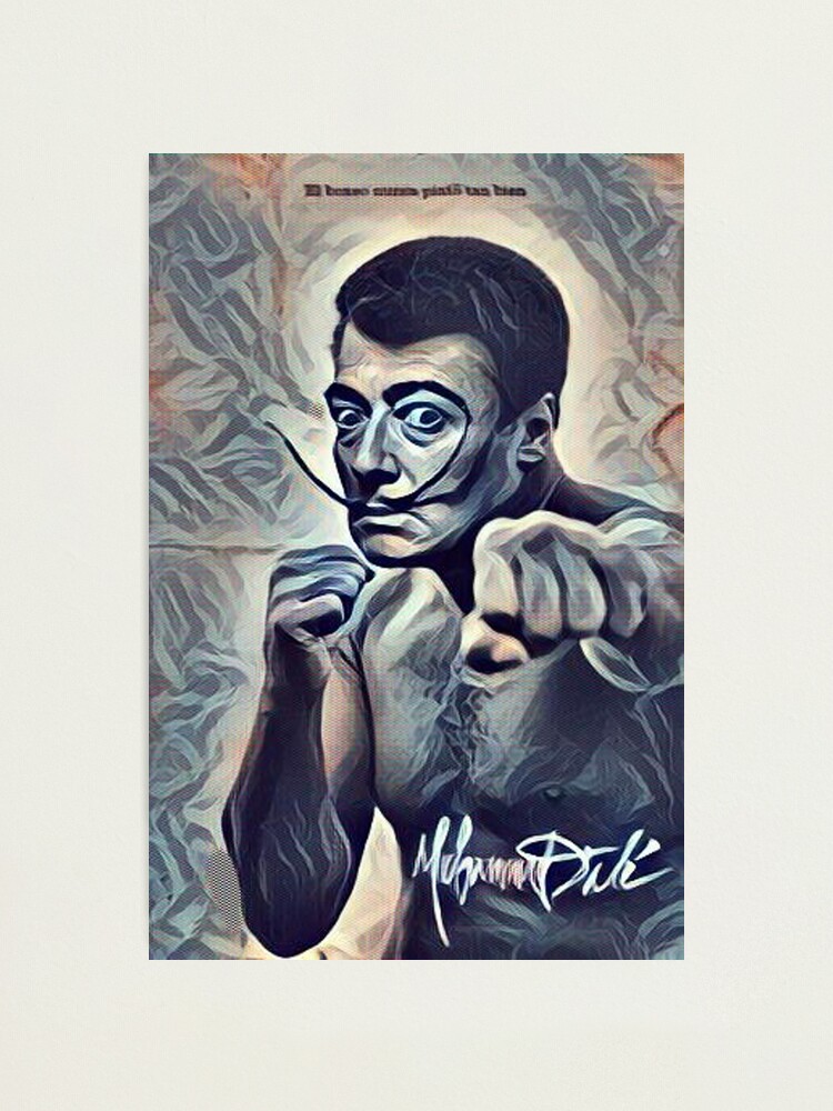 "Muhammad Dali - Salvador Dali and Muhammad Ali Face Swap" Photographic ...