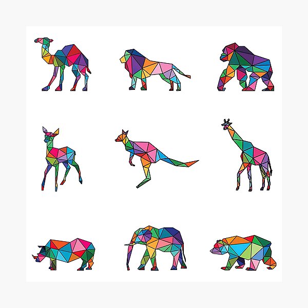 "Art Of Zoo Stickers Pack, Zoo Animals Multi Stickers, Zoo Art ...
