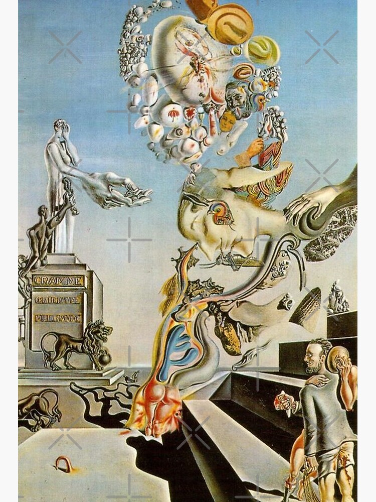 "The Lugubrious Game by Salvador Dali" Art Board Print for Sale by ...