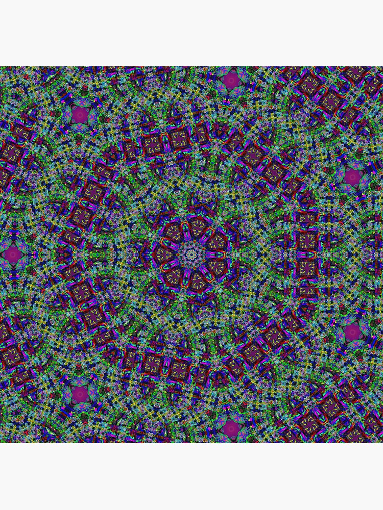 "Bioreactor Blueprint Mandala" Sticker by anabowe | Redbubble