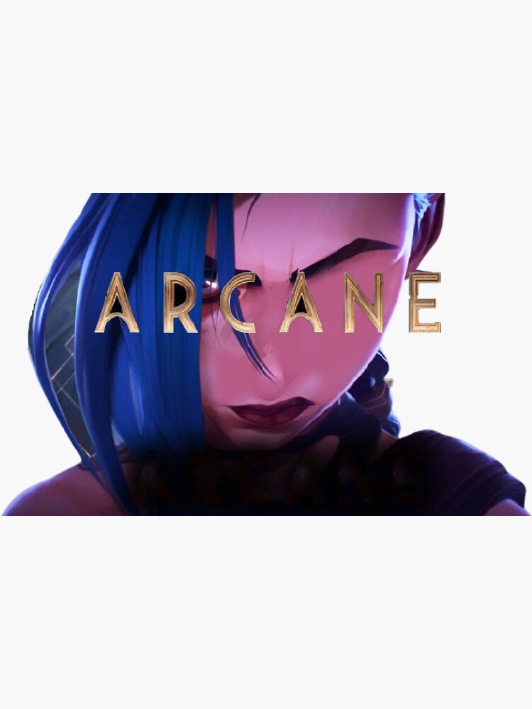 "Arcane" Sticker for Sale by Nasser123 | Redbubble