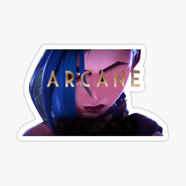 "Arcane" Sticker for Sale by Nasser123 | Redbubble
