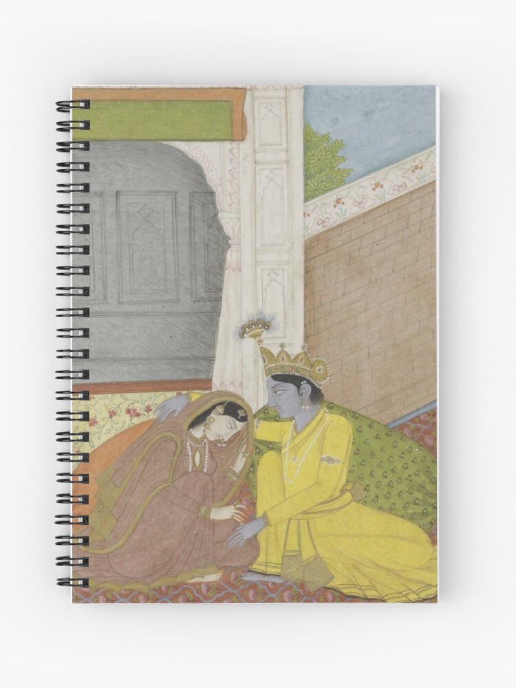 "Krishna and Radha" Journal for Sale by HinduArtGallery | Redbubble
