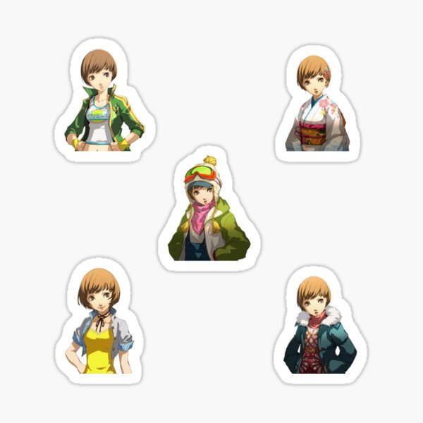 "Chie Sticker Pack/Bundle - Persona 4 Golden " Sticker for Sale by ...