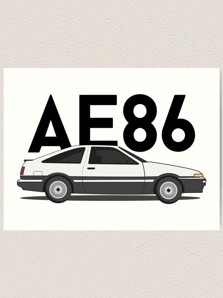 "Toyota Corolla AE86 Minimalist Vector" Art Print for Sale by rskavpst ...
