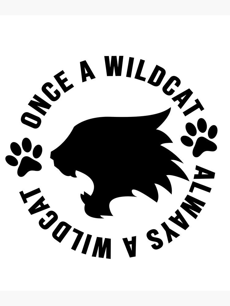 "Once a Wildcat Always a Wildcat | funny high school quotes" Poster for ...