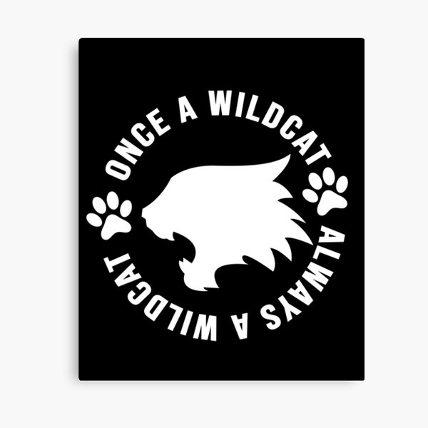 "Once a Wildcat Always a Wildcat | funny high school quotes" Canvas ...