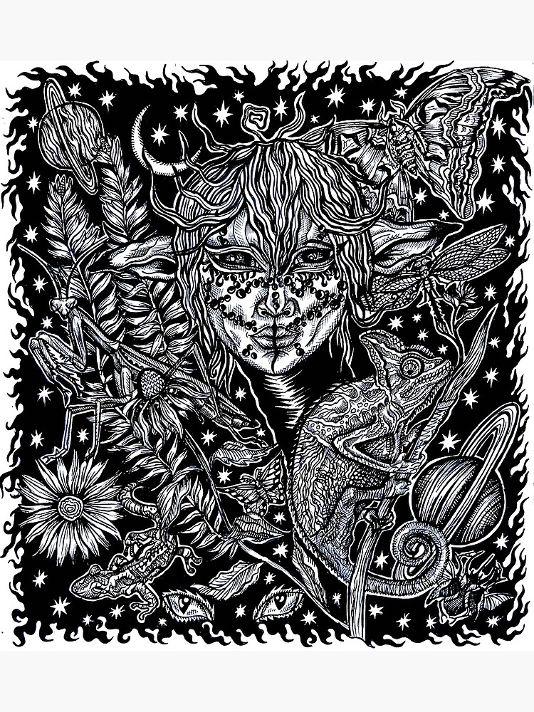 "Alien Lady" Poster for Sale by mikkijay | Redbubble