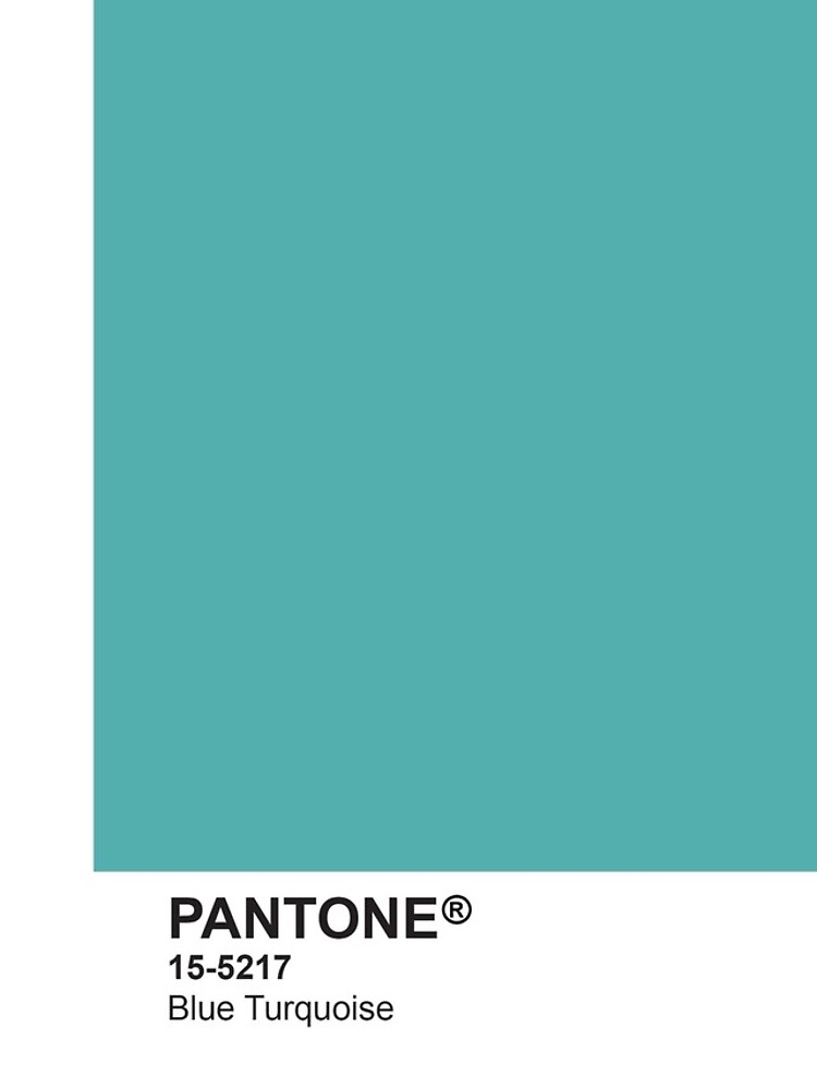 "Pantone Universe Phone Case - Blue Turquoise 15-5217" iPhone Case for ...