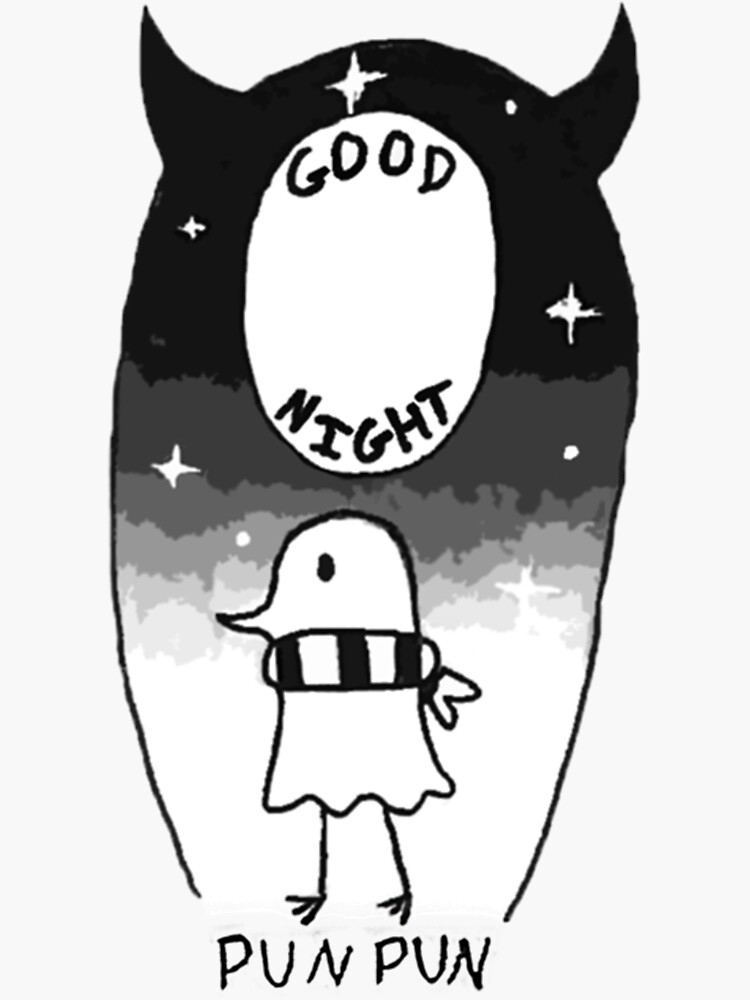 "Goodnight Punpun " Sticker for Sale by Sebastian-CA | Redbubble