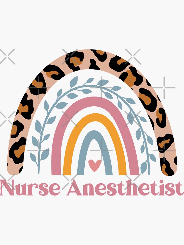 "Nurse Anesthetist" Sticker by MystroDesigns | Redbubble