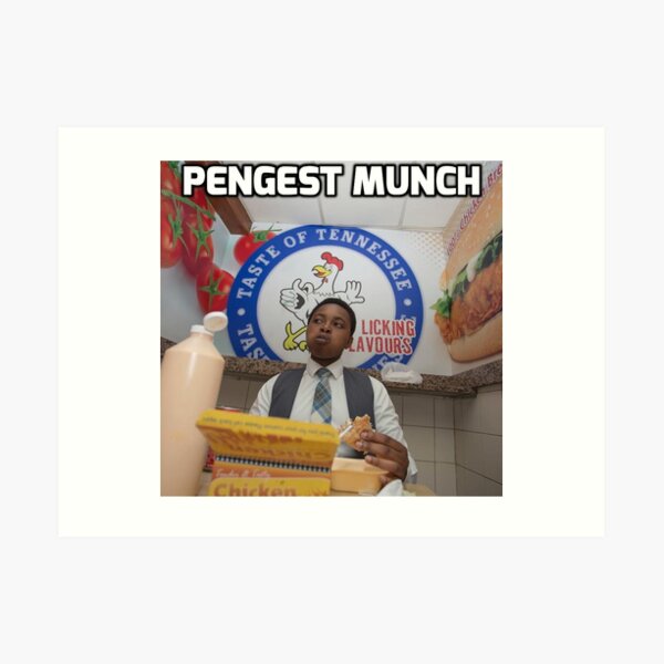 "Pengest Munch Chicken Connoisseur" Art Print by thebiglezowski | Redbubble