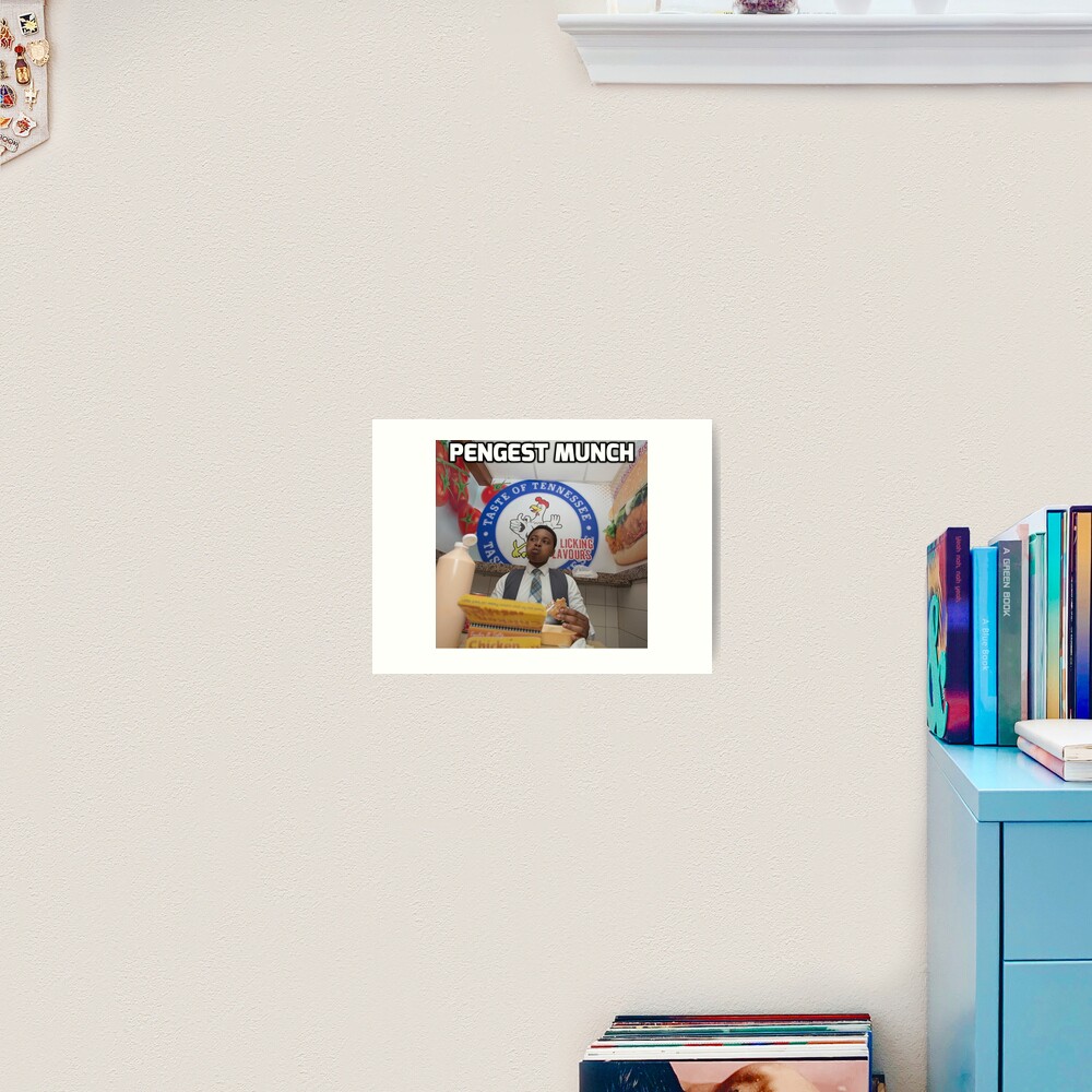 "Pengest Munch Chicken Connoisseur" Art Print by thebiglezowski | Redbubble