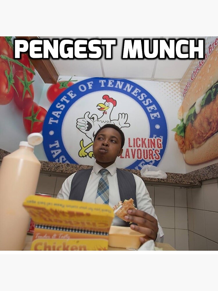 "Pengest Munch Chicken Connoisseur" Art Print by thebiglezowski | Redbubble
