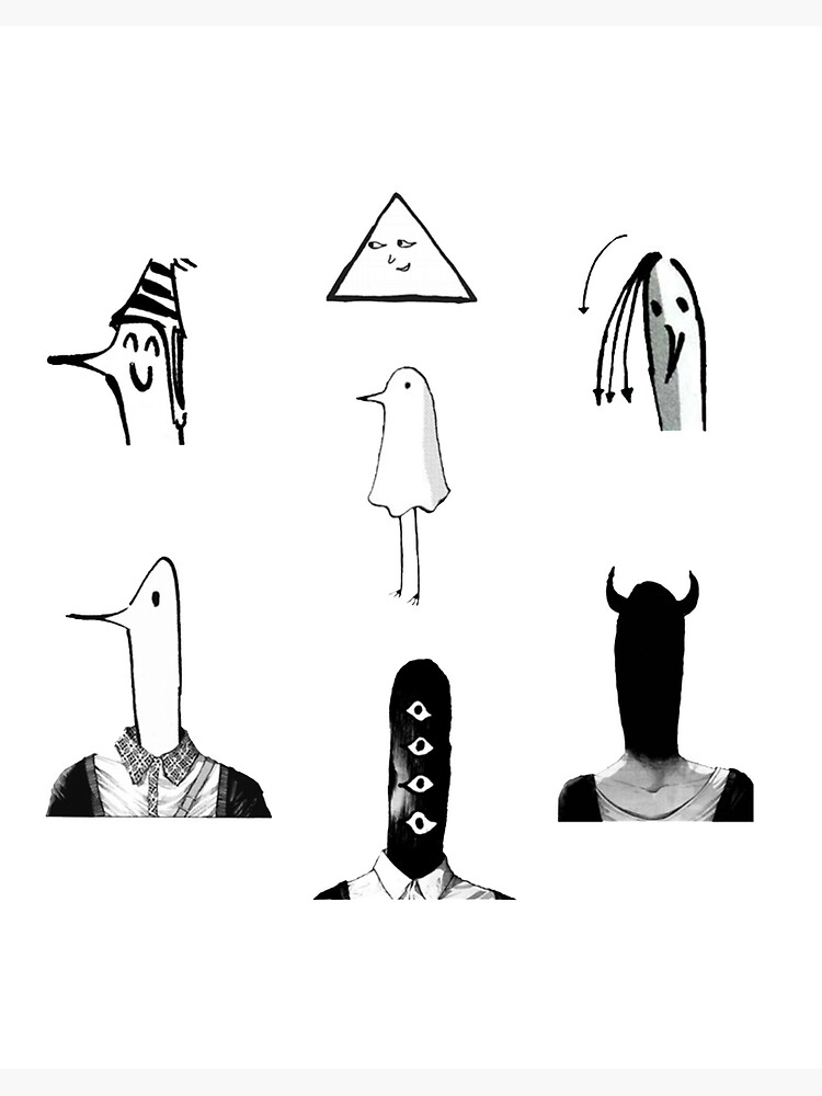 "Punpun all forms pack " Art Board Print for Sale by Sebastian-CA ...