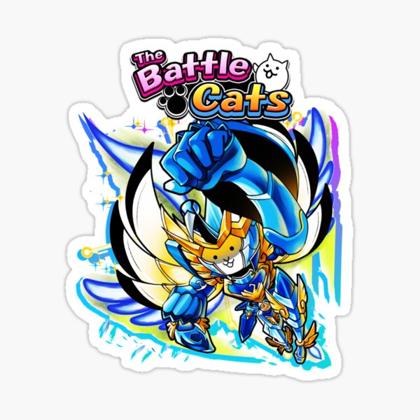 "Battle Cats " Sticker for Sale by Lacaseauxtrer | Redbubble