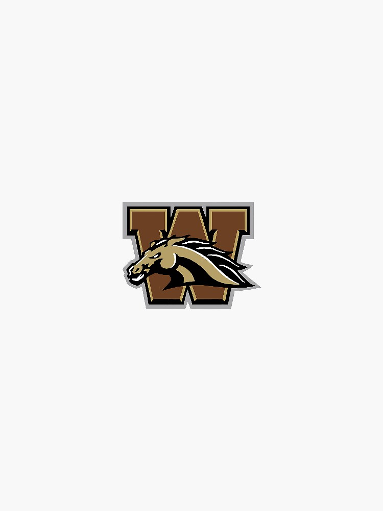 "WMU logo" Sticker for Sale by lizziebeemer | Redbubble
