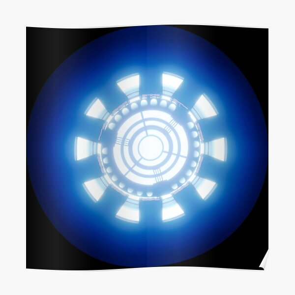 " arc reactor" Poster by D4NC1G3R | Redbubble