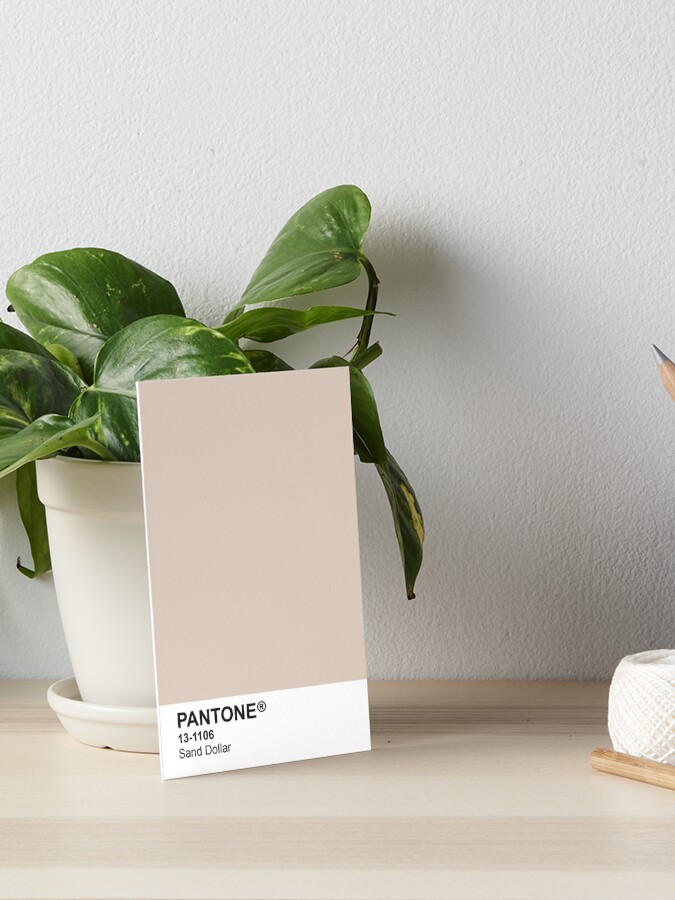 "Pantone Universe Phone Case - Sand Dollar 13-1106" Art Board Print for ...