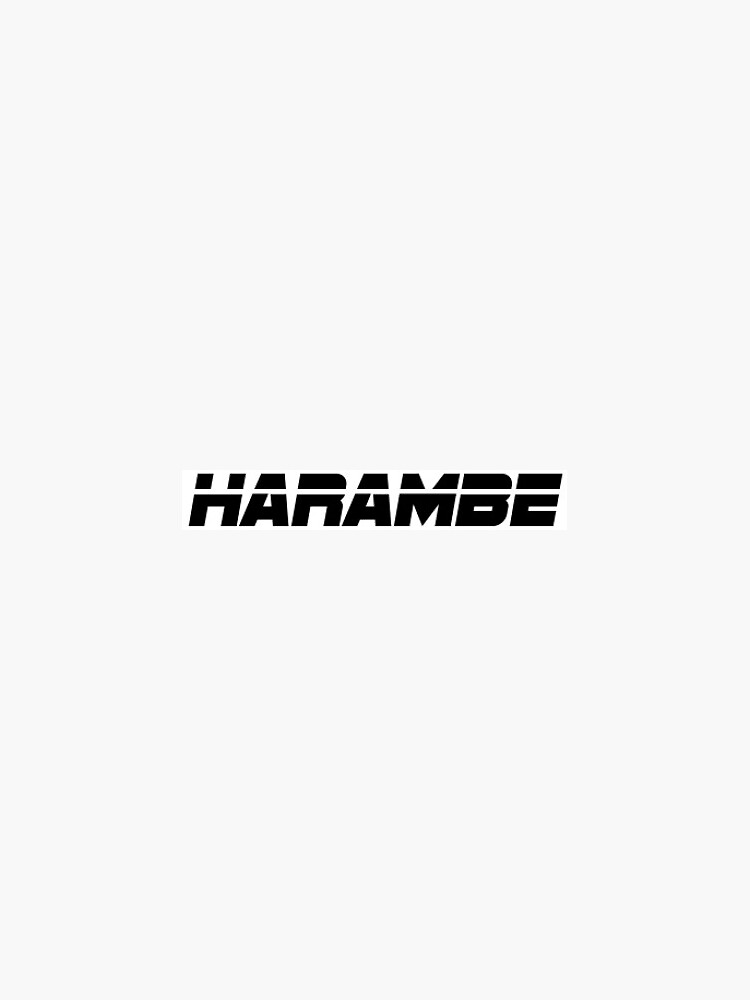 "Harambe ESPN Logo" Sticker for Sale by shanleak | Redbubble