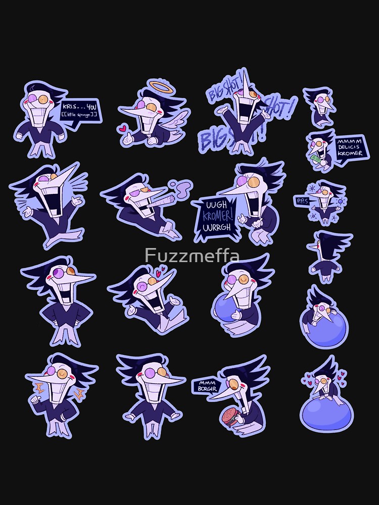 "Spamton Set 1" T-shirt for Sale by Fuzzmeffa | Redbubble | undertale t ...