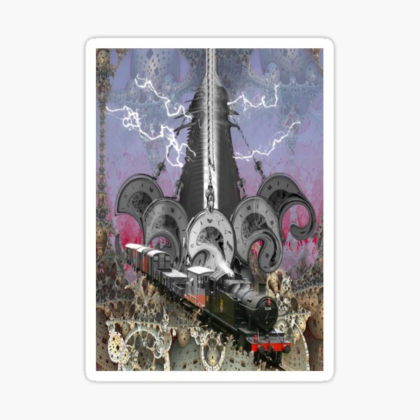 "Steampunk Time Machine" Sticker for Sale by Icarusismart | Redbubble