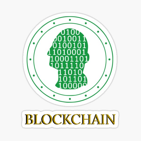 "Blockchain" Sticker by KingNFT | Redbubble