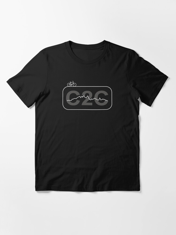 "C2C Cycle Route B/W" T-shirt for Sale by cycleexplorers | Redbubble ...