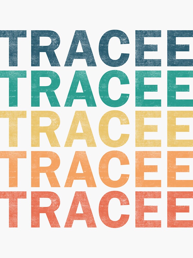 Pegatina «Camiseta con nombre de Tracee - Camiseta de artículo de ...