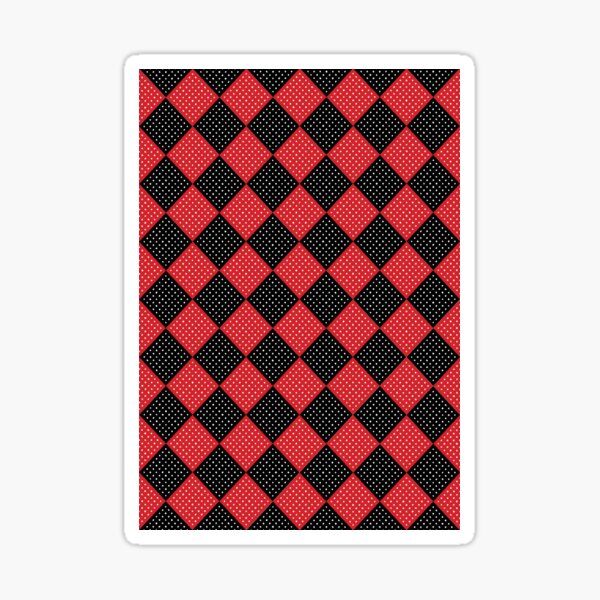"Angled Checkerboard Quilt Pattern no. 13" Sticker for Sale by ...