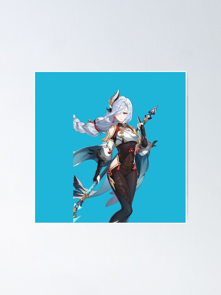 "Shenhe from Genshin Impact" Poster for Sale by Anime-Burger | Redbubble