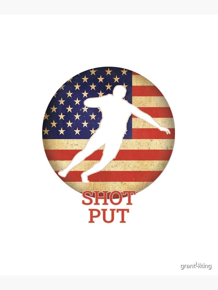 "Track and Field USA Team Athlete Thrower American Shot Put graphic ...