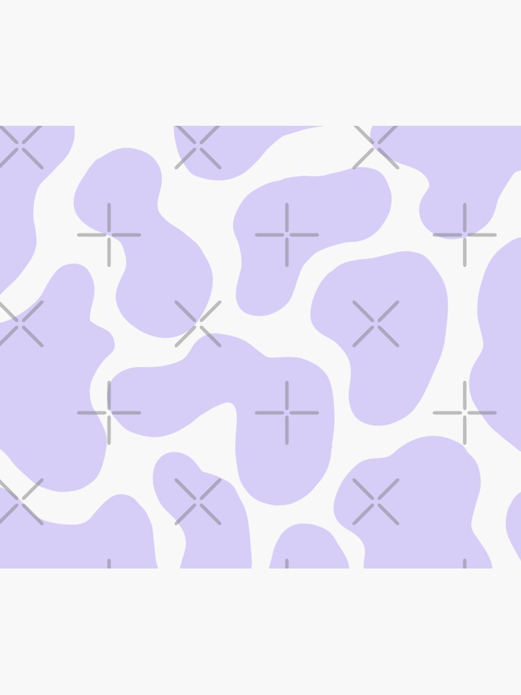 "Cow Print Purple" Sticker by hedegaardstuff | Redbubble