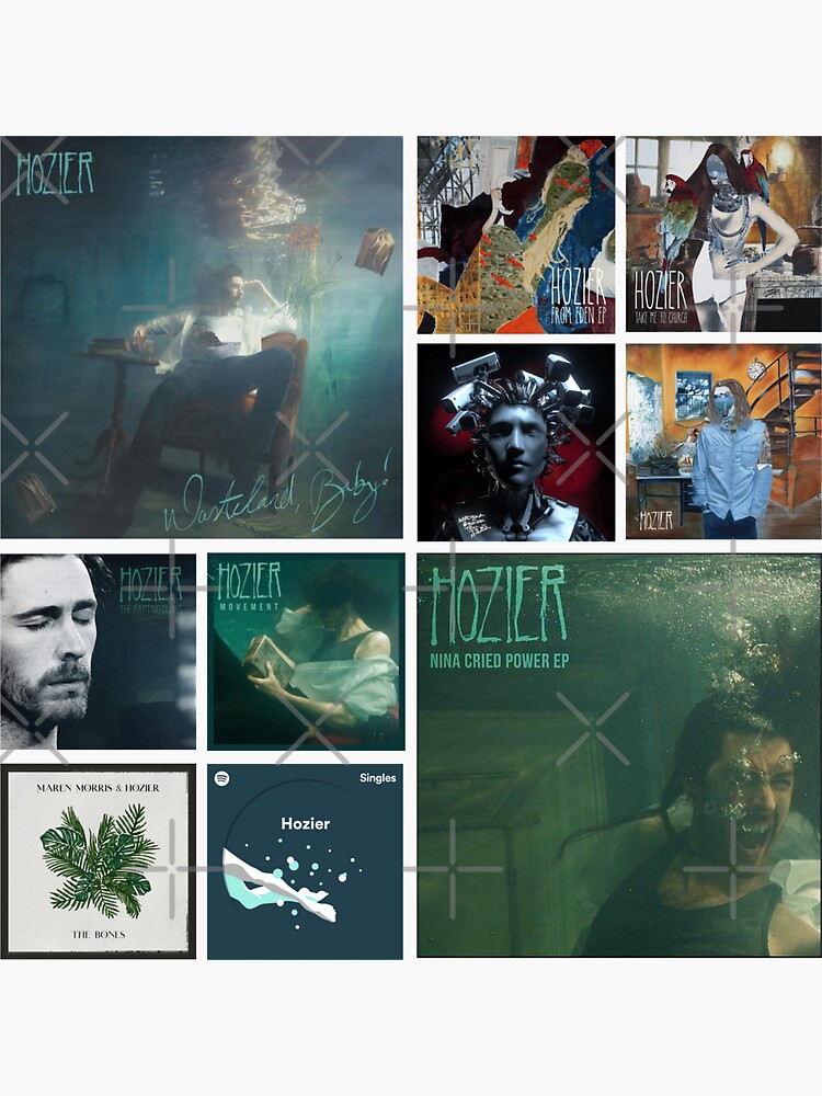 "Hozier Album Collage" Sticker for Sale by itzYuhGirl | Redbubble