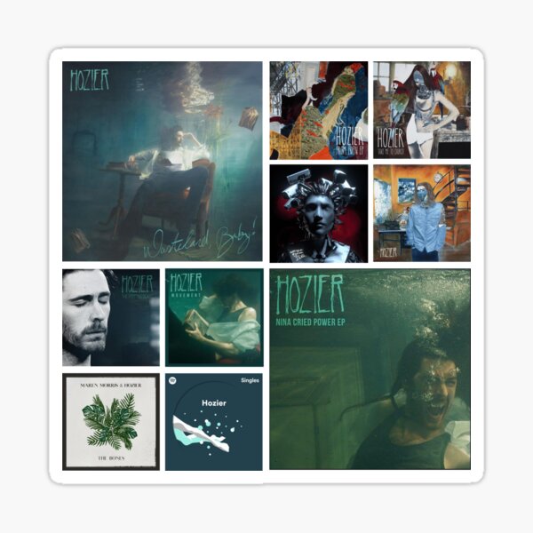 "Hozier Album Collage" Sticker for Sale by itzYuhGirl | Redbubble