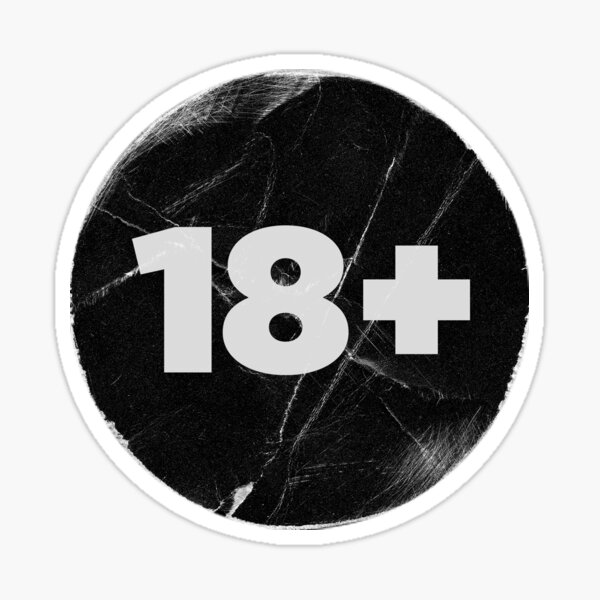 "18+ Retro VHS Sticker" Sticker for Sale by wildeyemovies | Redbubble