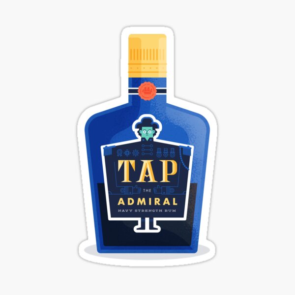 "Tapping the admiral" Sticker for Sale by LordWharts | Redbubble