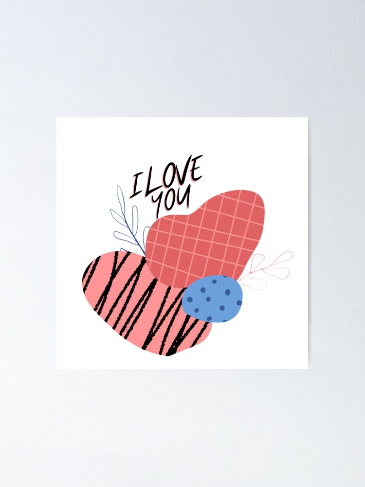 "I Love you 2022" Poster for Sale by fashion22000 | Redbubble