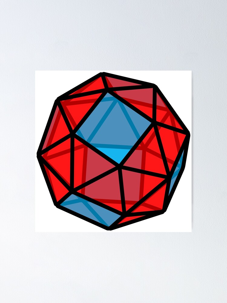 "Snub Cube | Shapes | Archimedean 07" Poster for Sale by JLERogers ...