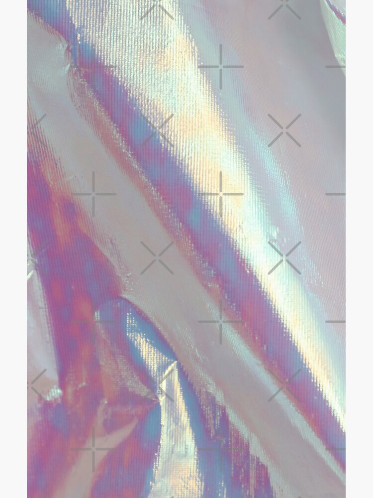 " Shiny Silky Crumpled Texture holographic " Sticker for Sale by ...