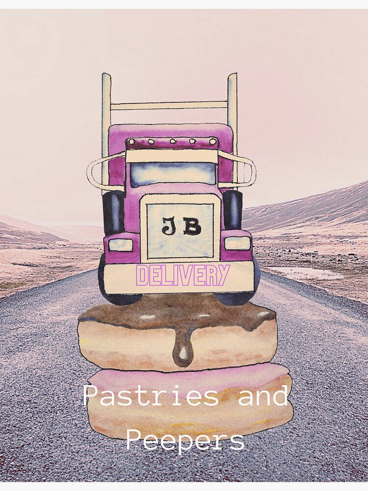 "Li'l Lady Trucker cover #1" Sticker by GinaTstuff | Redbubble