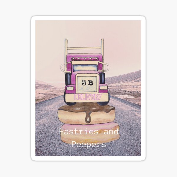 "Li'l Lady Trucker cover #1" Sticker by GinaTstuff | Redbubble